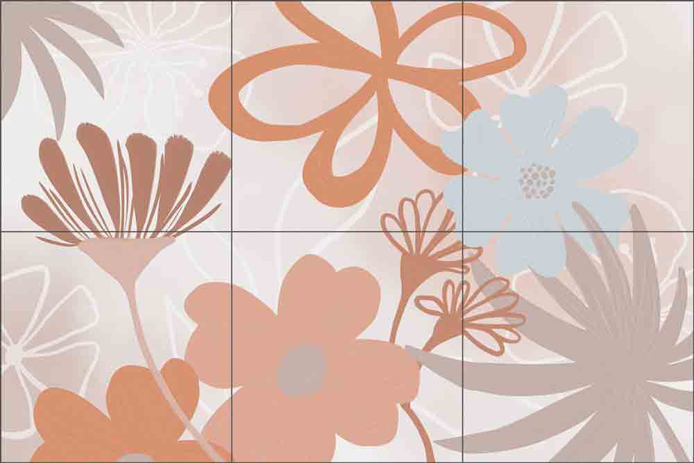Spring Meadow by Andrea Haase Ceramic Tile Mural OB-HAA1293a: Artwork ...