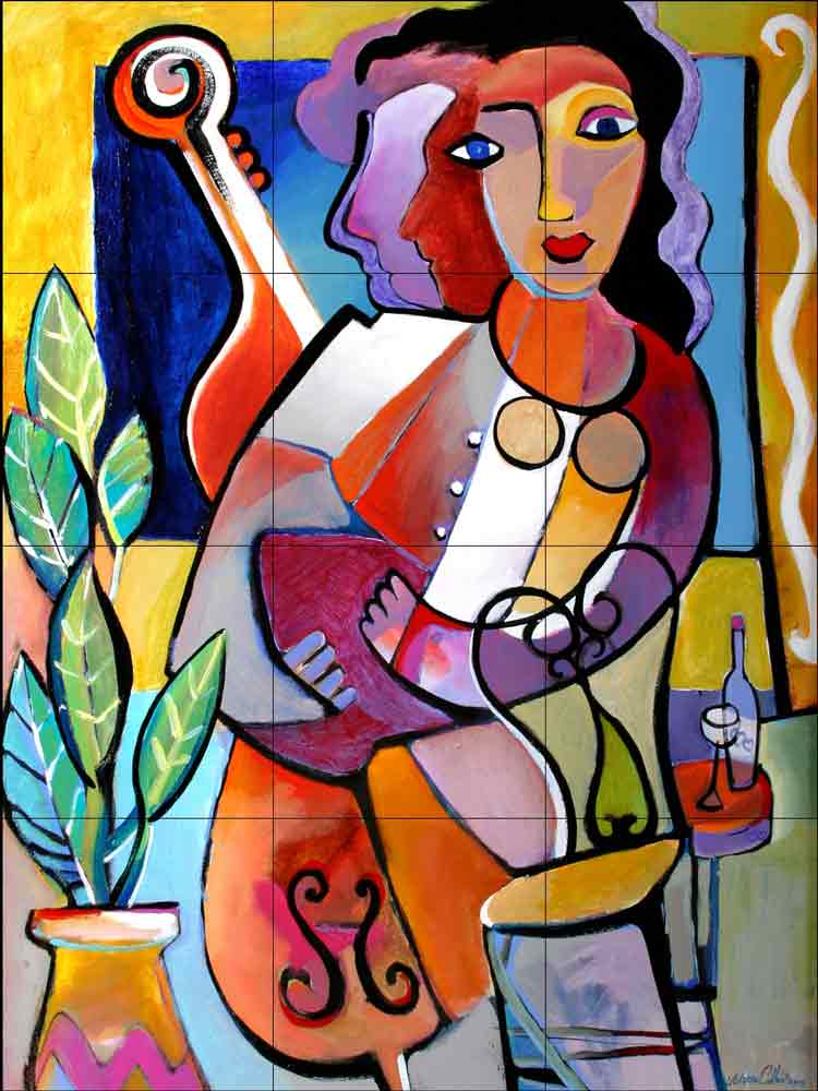 Romance by Warren Cullar Ceramic Tile Mural WC144: Artwork On Tile ...