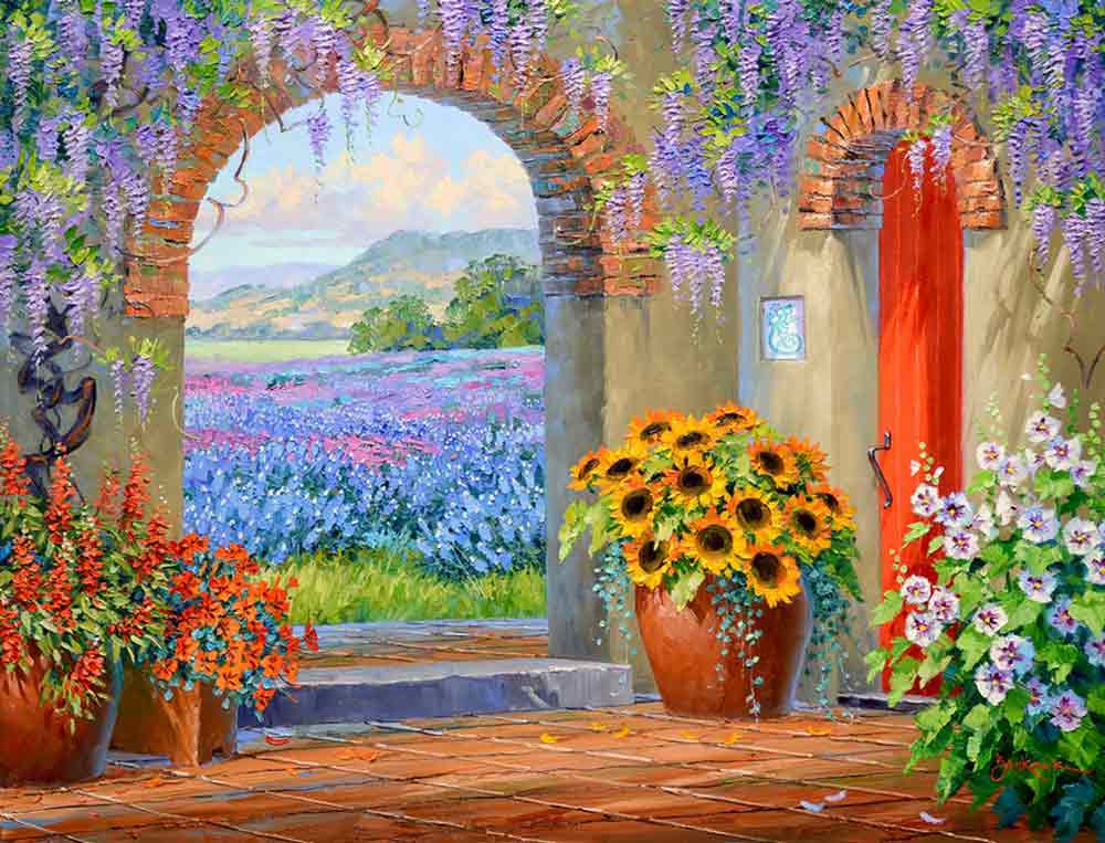 Caress of Spring by Mikki Senkarik Ceramic Accent & Decor Tile MSA281AT ...