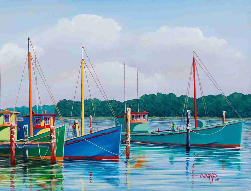 Happier Times by Hugh Harris Ceramic Accent & Decor Tile POV-HHA013AT ...